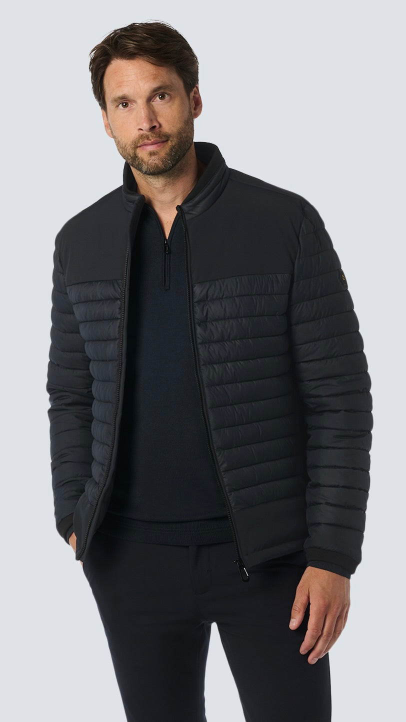 No Excess Short Fit Padded Jacket Night – The Rock Box Store